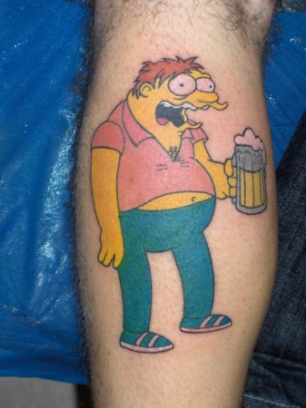 Barney Simpsons Tattoos 33 Art Ideas | Art, Simpsons Tattoo, Krusty